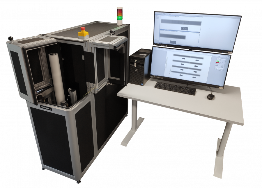 Automated NDT system for filament wound tubes - isi-sys